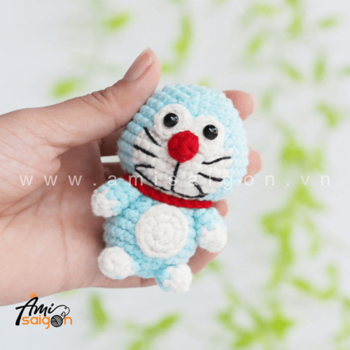 Free Doraemon amigurumi crochet pattern - Ami Saigon