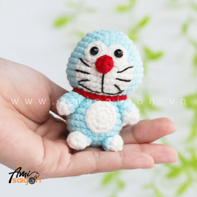 Free Doraemon amigurumi crochet pattern - Ami Saigon