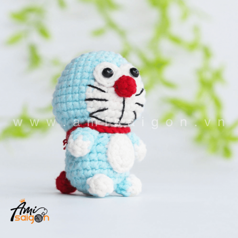 Free Doraemon amigurumi crochet pattern - Ami Saigon