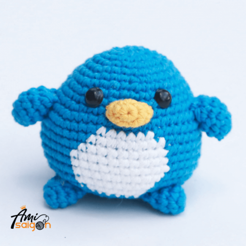 Chim cánh cụt bằng len chart móc miễn phí - Ami Saigon